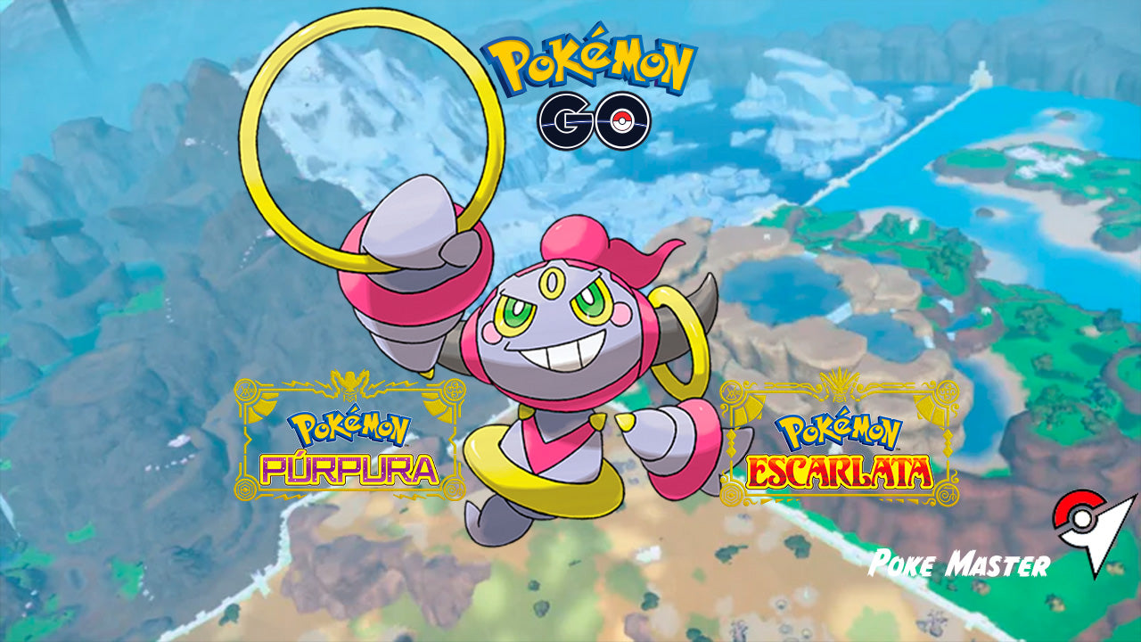 HOOPA CON TU NOMBRE DE ENTRENADOR ESCARLATA Y PÚRPURA – Pokemaster